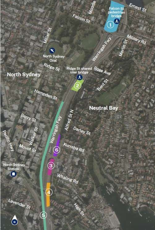 December - January work program | Warringah Freeway Upgrade | Transport ...