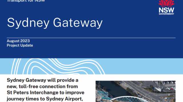 Home page | Sydney Gateway | Transport for NSW (RMS)