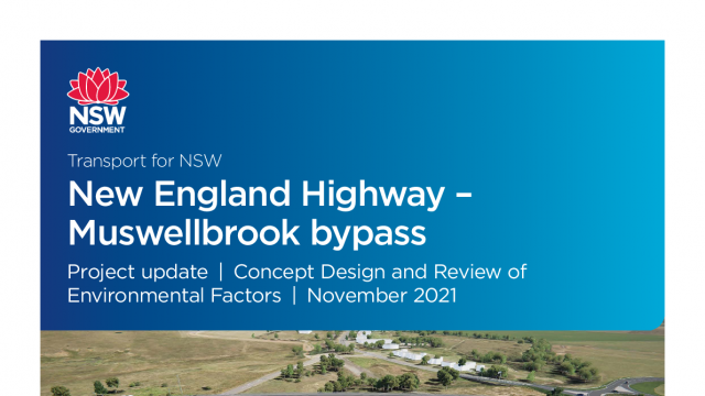 Muswellbrook bypass - interactive portal | Transport for NSW ...