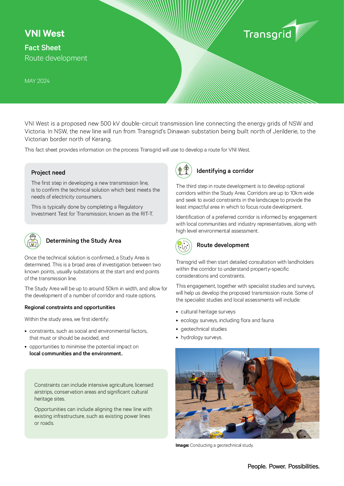 Victoria to NSW Interconnector West | Transgrid