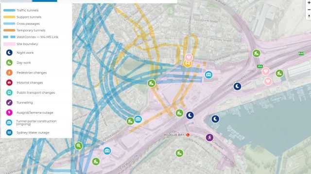 Westconnex Rozelle Interchange - interactive portal | Transport for NSW ...