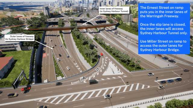 Permanent traffic changes on the Warringah Freeway | Warringah Freeway ...