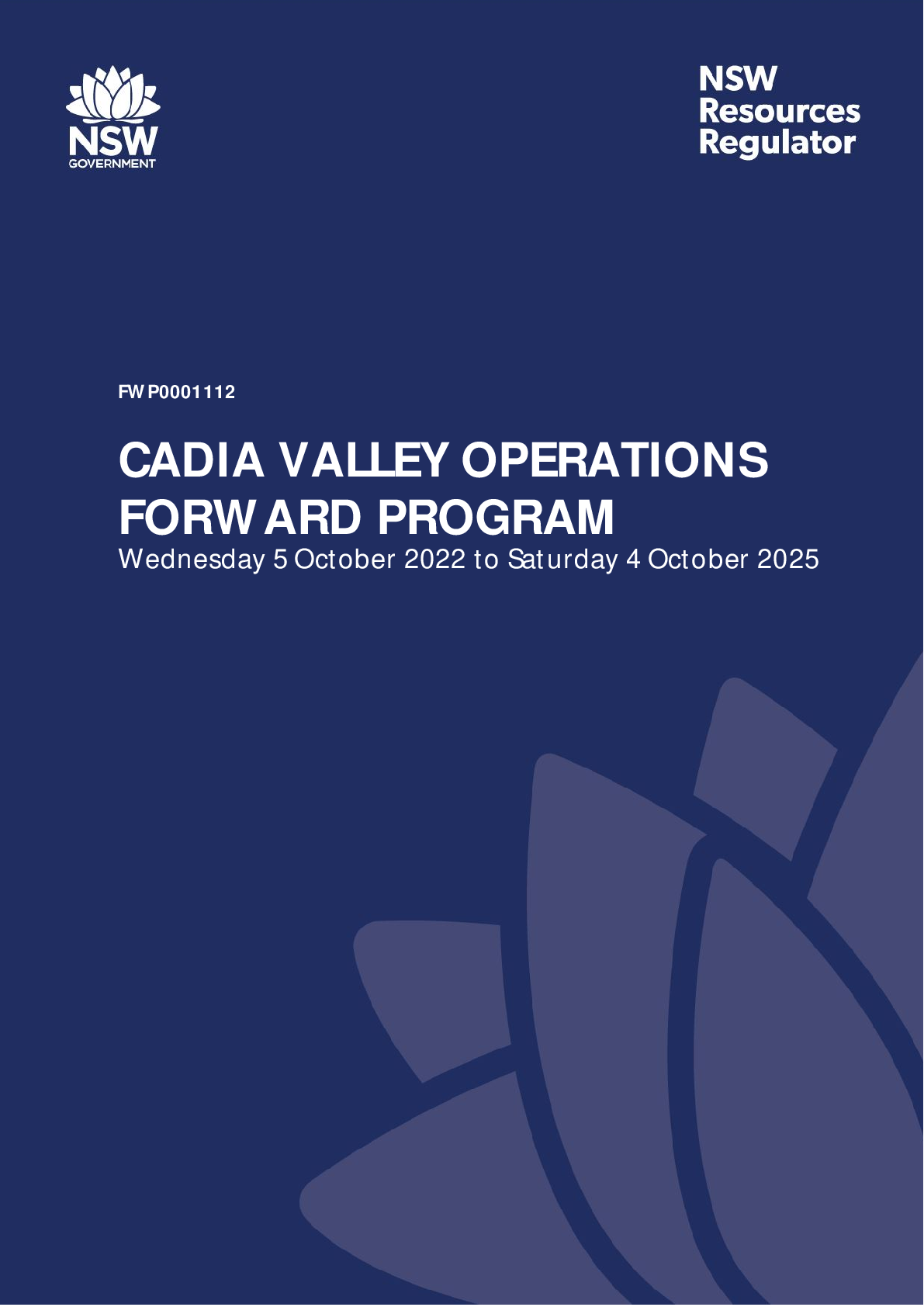 Management Plans | Cadia Valley Operations | Newcrest