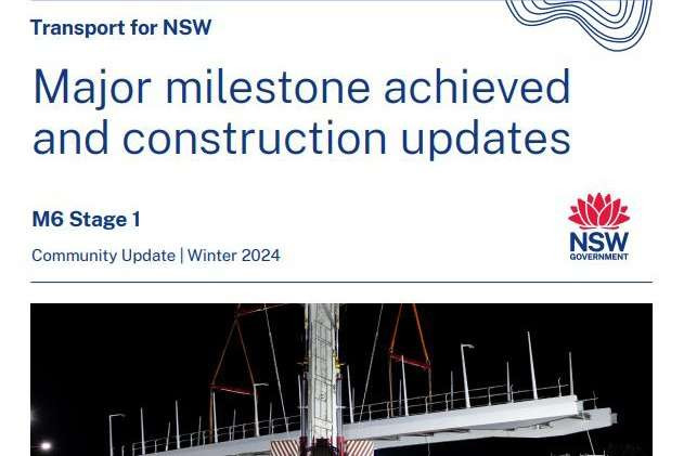 M6 | M6 Stage 1 | Transport for NSW (RMS)